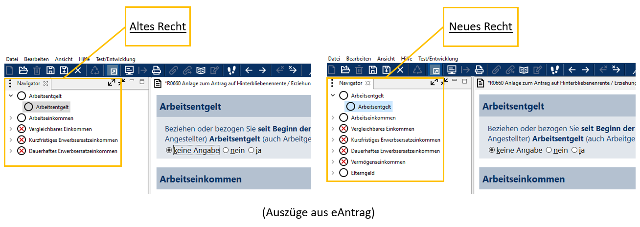 DRV Bund Lernwelt: Anwendung altes oder neues Recht mit den ...